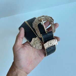 Accessories | Vintage Style American Western Gold Boho Belt | Poshmark